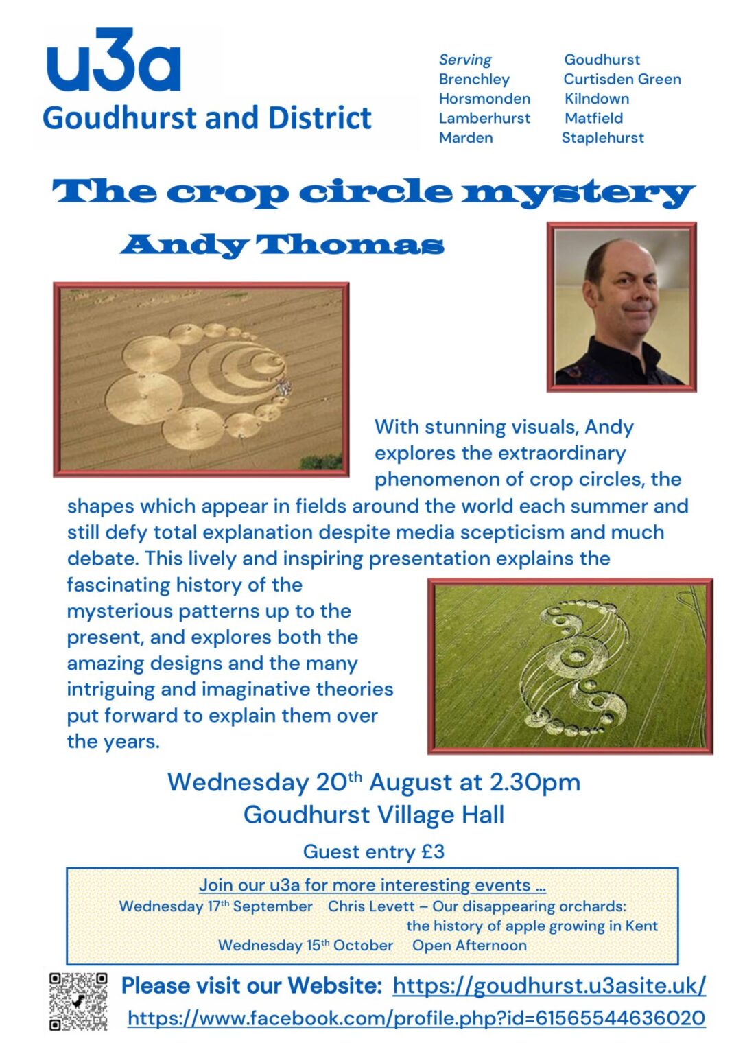 The crop circle mystery - Goudhurst and District